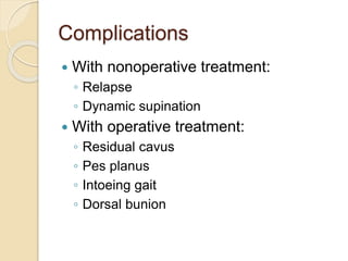 Congenital clubfoot | PPTX