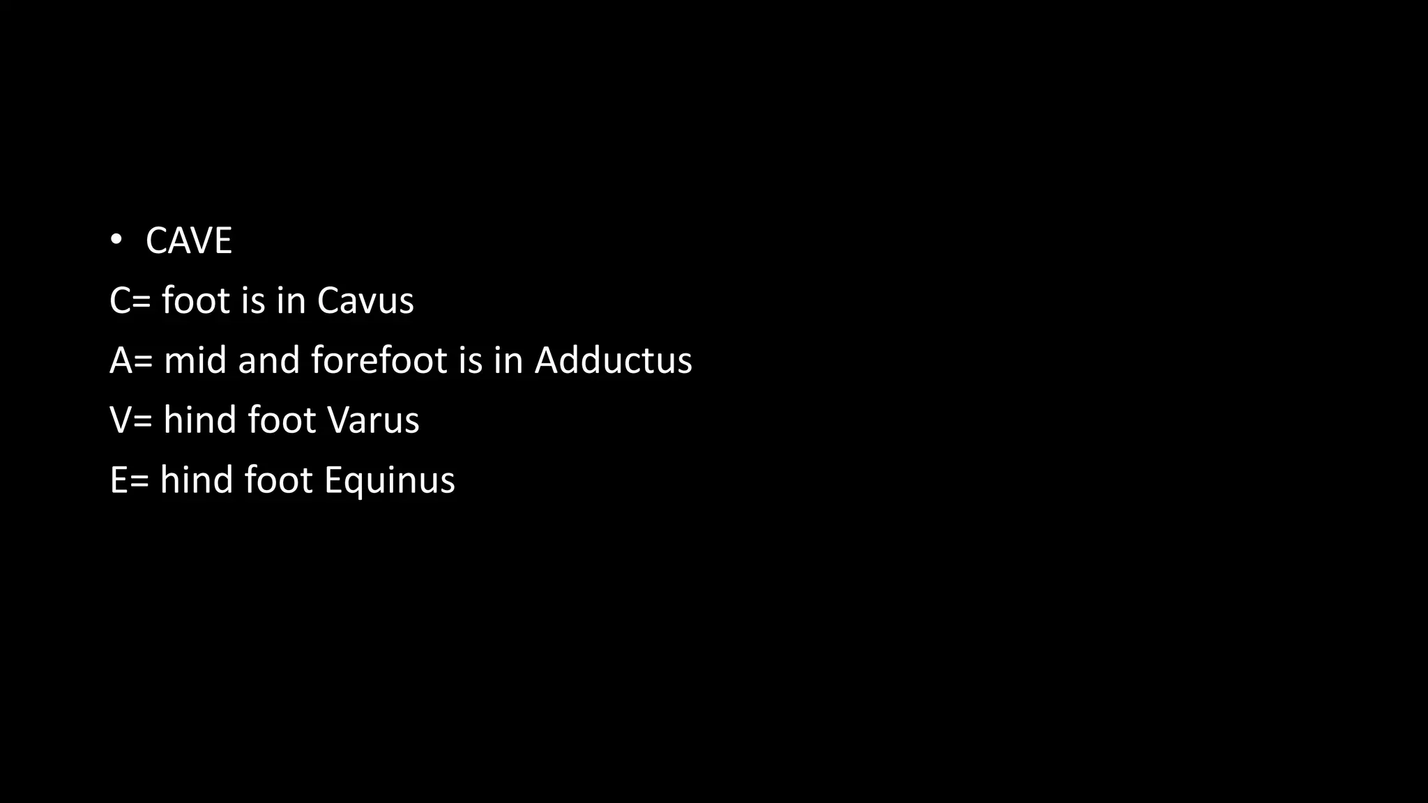 Congenital club foot (CTEV) | PPTX