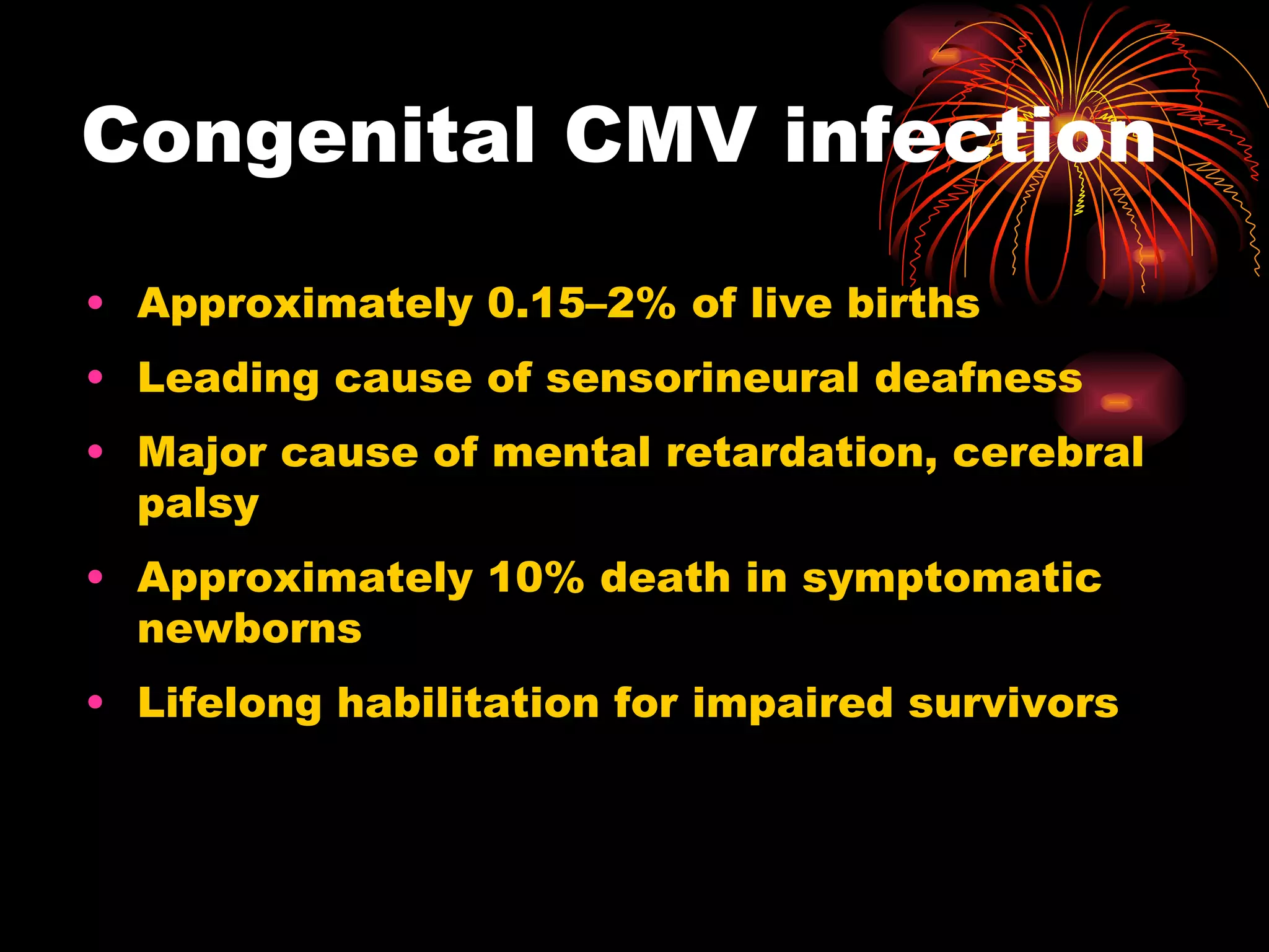 Congenital cmv infection | PPT