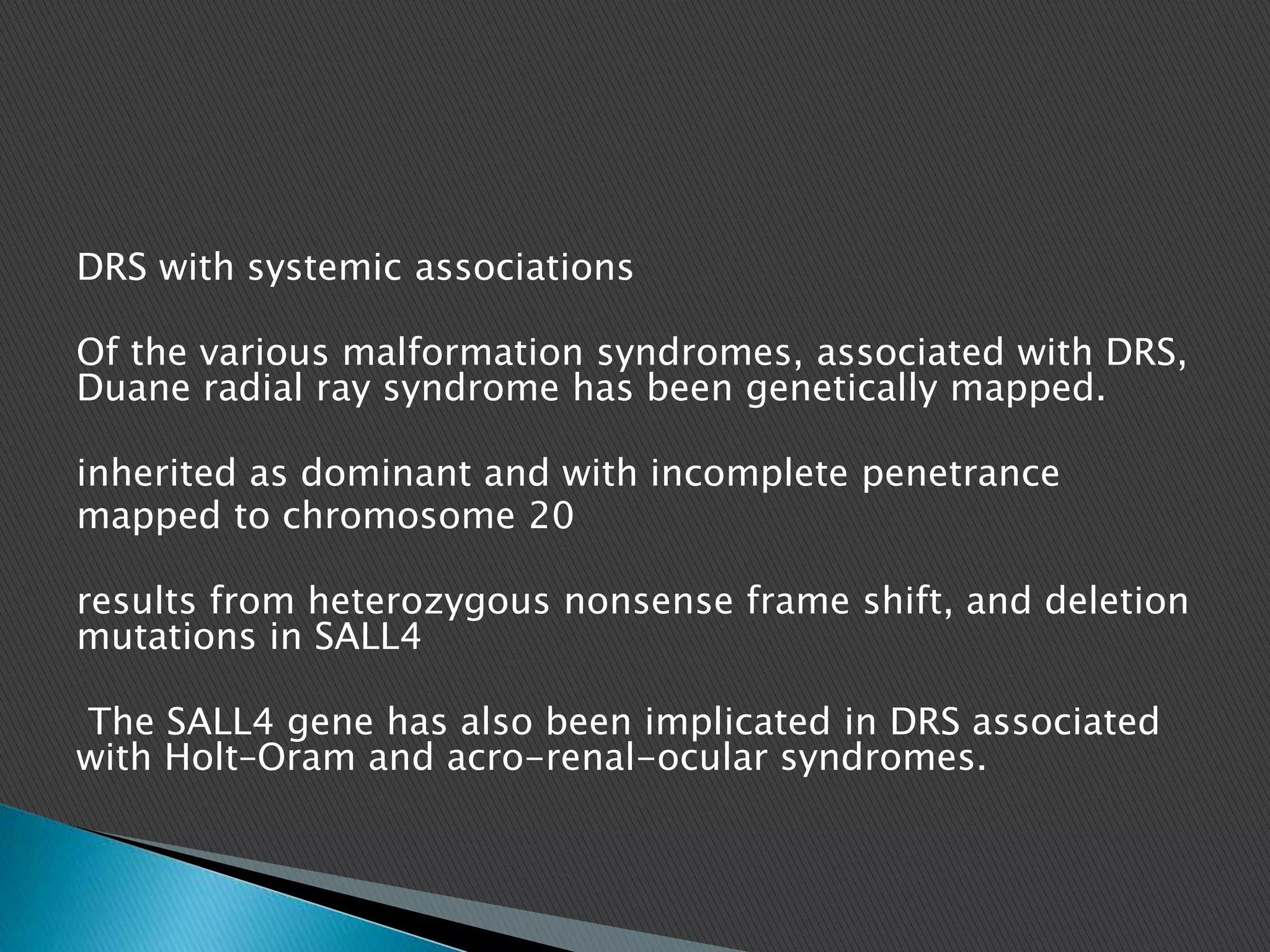 Congenital cranial dysinnervation disorder | PPTX