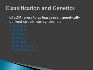 Congenital cranial dysinnervation disorder | PPTX