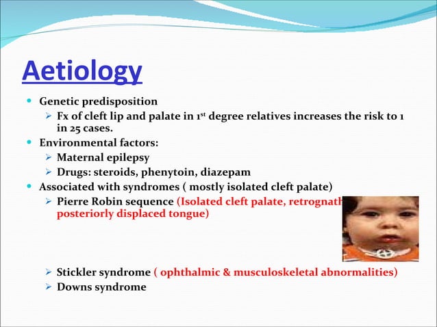 Congenital defects of the Face | PPT | Ear, Nose and Throat Conditions ...