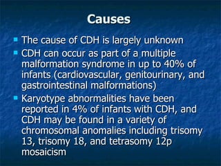 Congenital Diaphragmatic Hernia | PPT
