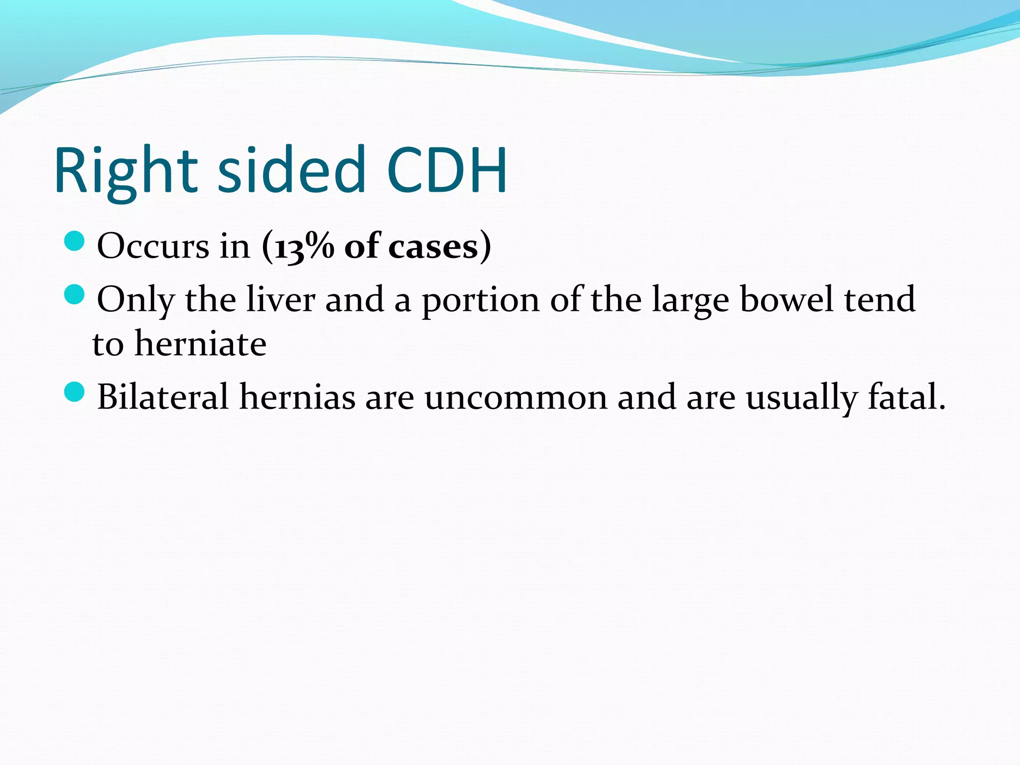 Congenital diaphragmatic hernia by Dr. Varsha Atul Shah | PPT