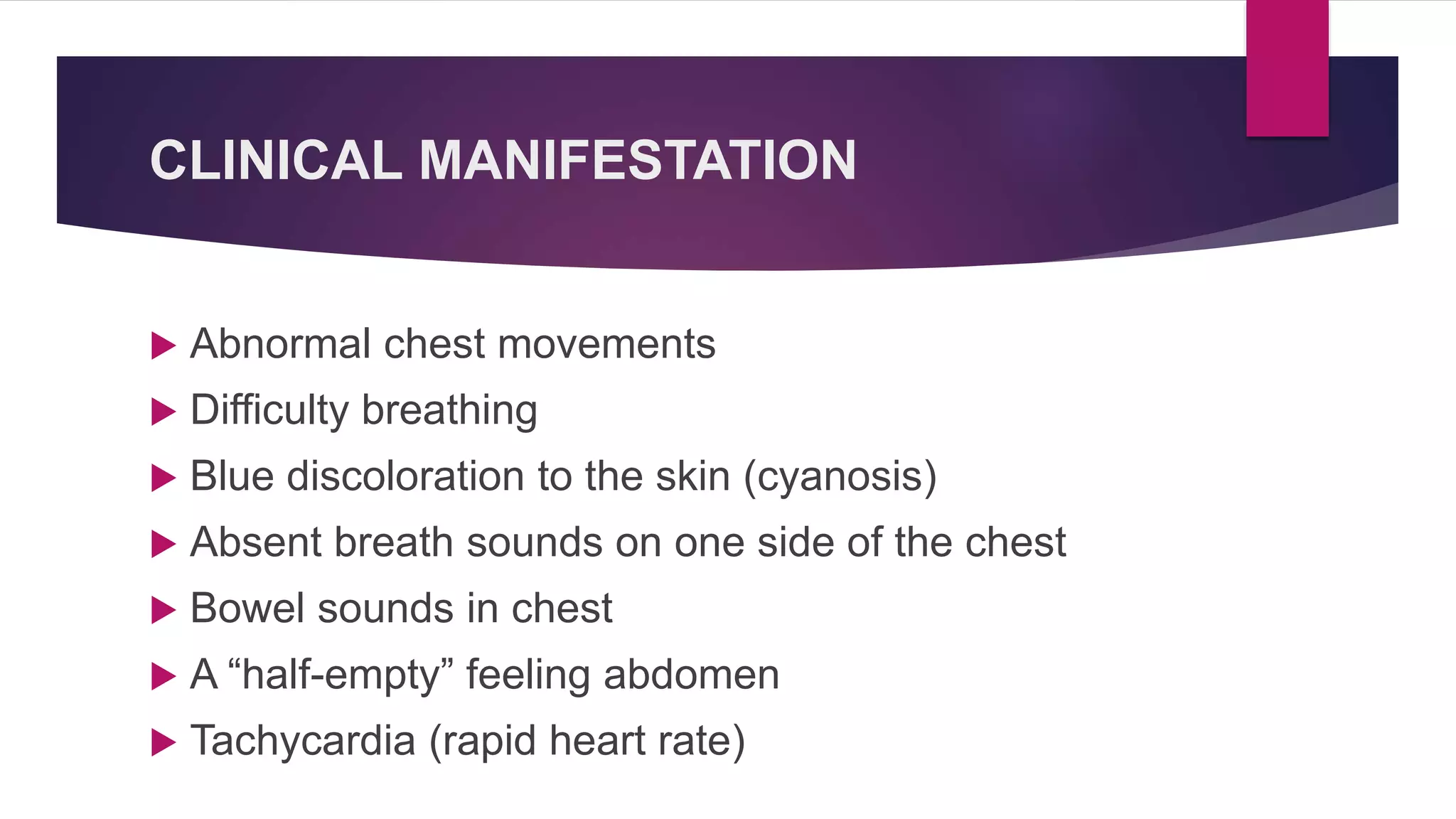 Congenital Diaphragmatic Hernia | PPTX