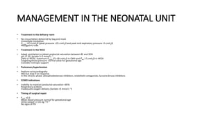 Congenital diaphragmatic hernia | PPTX
