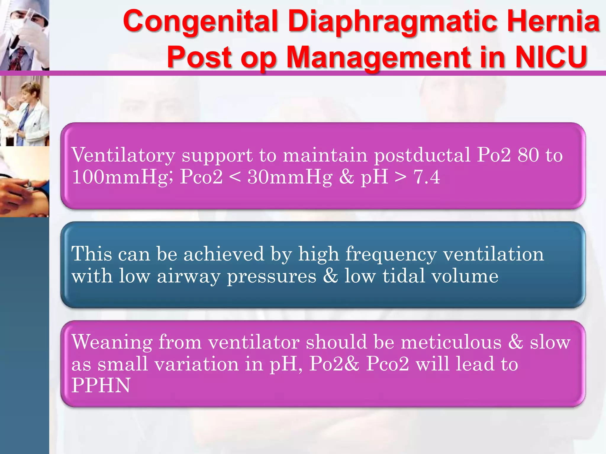 Congenital diaphragmatic hernia / Pediatric surgery | PPT