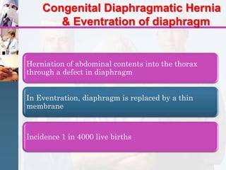 Congenital diaphragmatic hernia / Pediatric surgery | PPT