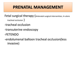 CONGENITAL DIAPHRAGMATIC HERNIA [Recovered].pptx | Pregnancy ...