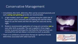 upper limb congenital anomalies | PPTX