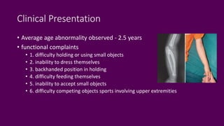 upper limb congenital anomalies | PPTX