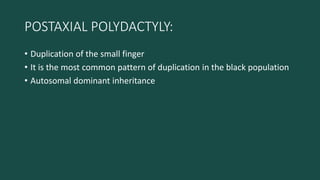 upper limb congenital anomalies | PPTX