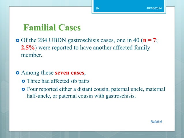 Genetics in Congenital Disorders of the Gastrointestinal Tract | PPTX