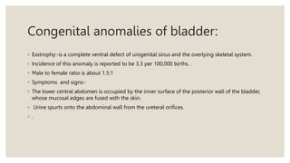 CONGENITAL DISORDERS OF URINALY TRACTS.pptx
