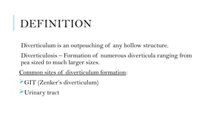 Congenital diverticula .pptx