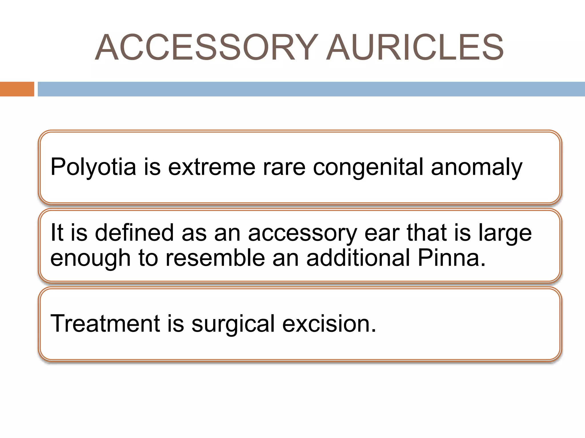 Congenital ear deformities | PPTX