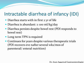 Congenital Enteropathies by dr. arun aggarwal gastroenterologist | PPTX ...