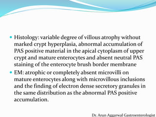 Congenital Enteropathies by dr. arun aggarwal gastroenterologist | PPTX
