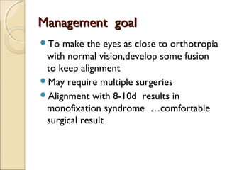 Congenital esotropia | PPT
