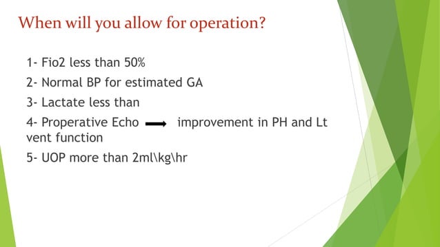 Congenital gaphragmatic hernia