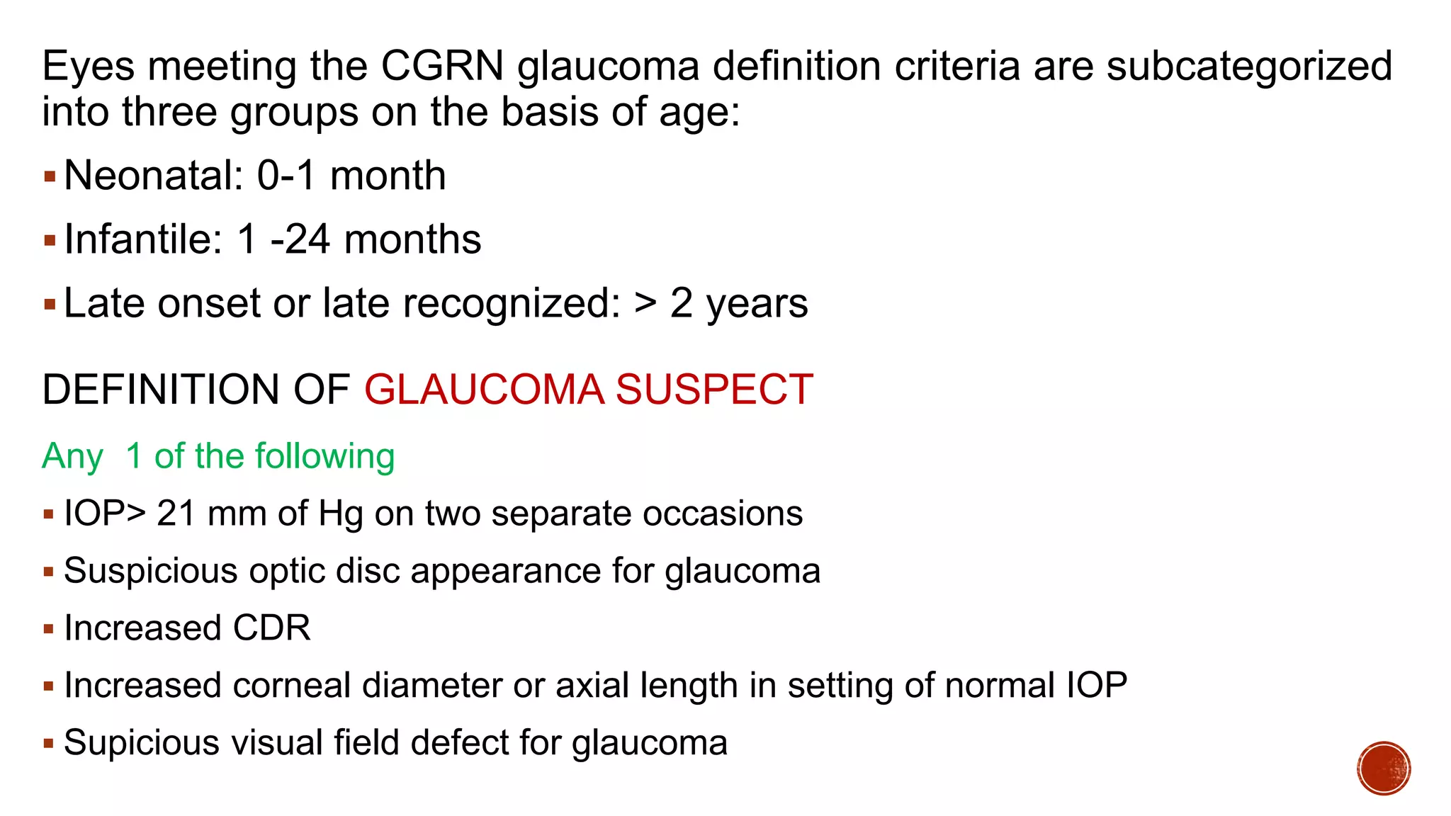 Congenital Glaucoma | PPTX