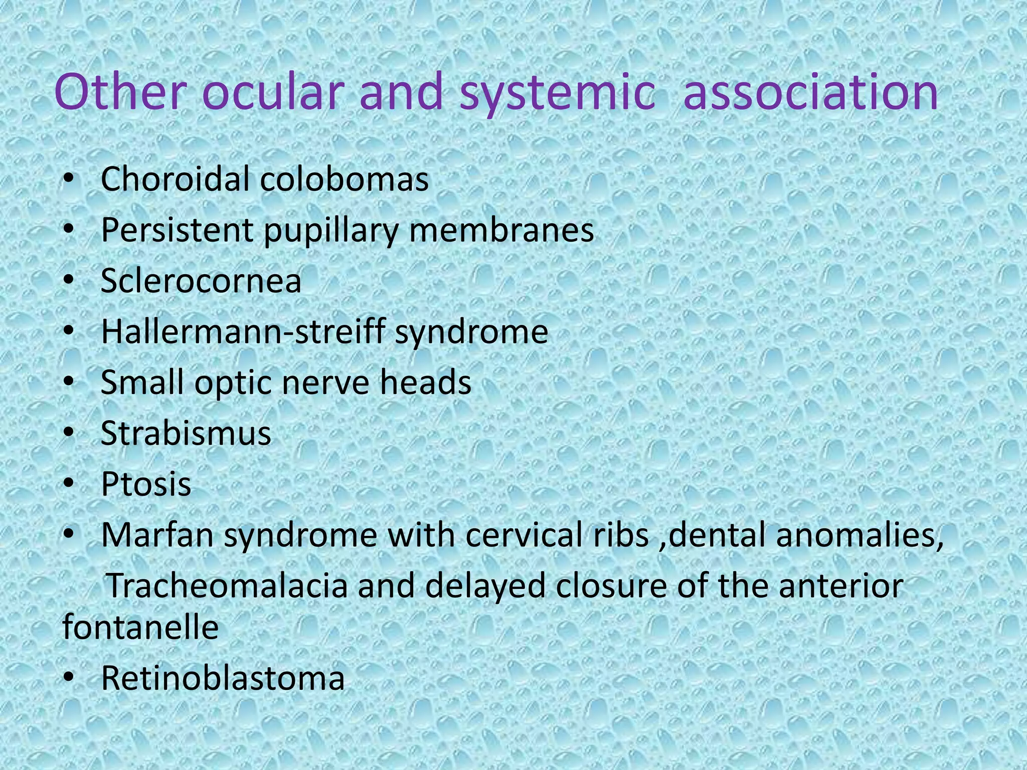 Congenital glaucoma part2; developmental glaucoma | PPTX