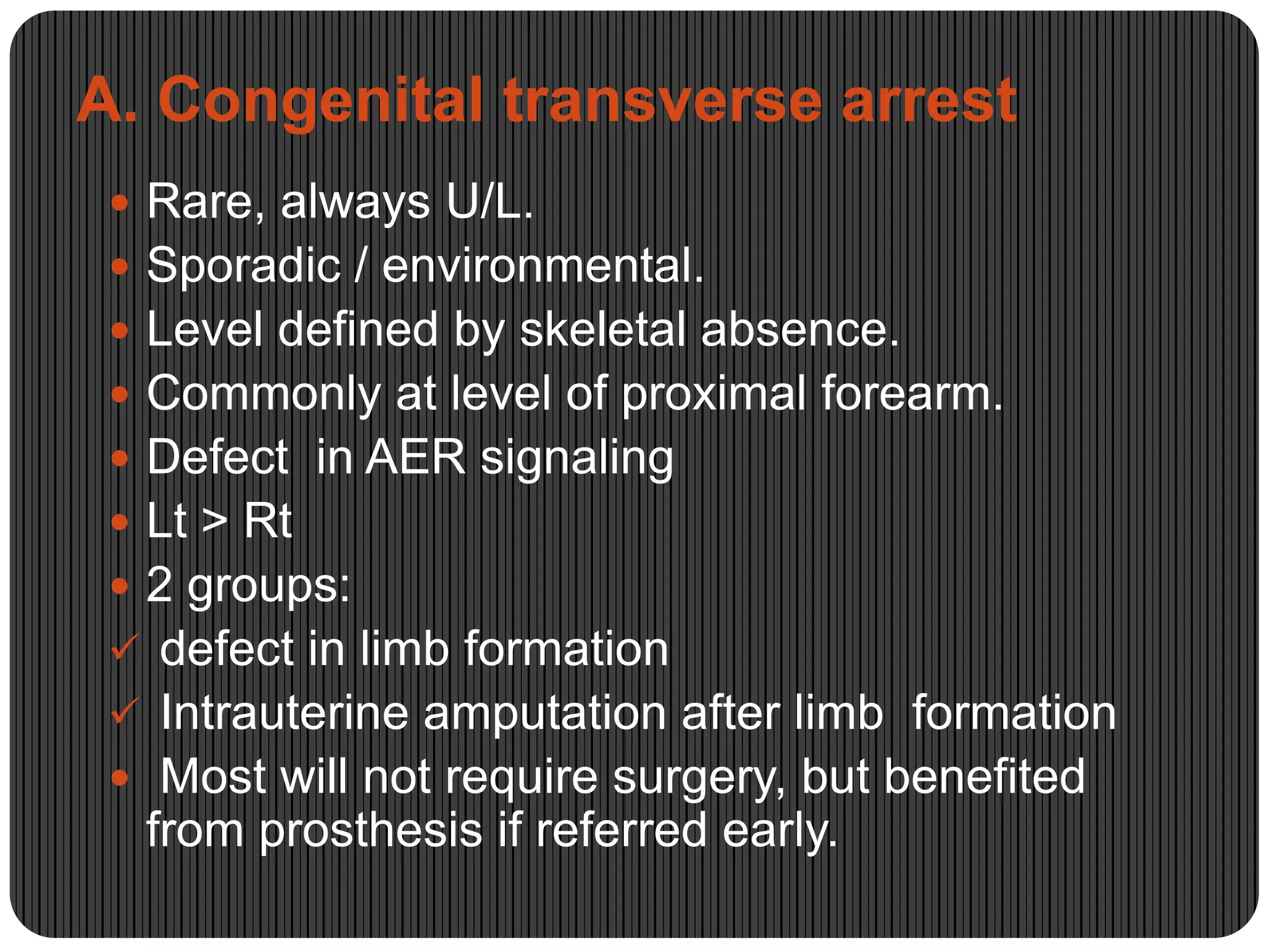 Congenital hand anomalies | PPTX