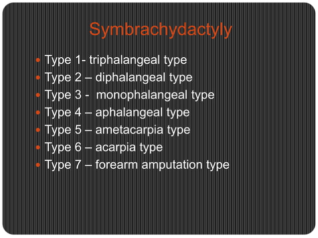 Congenital hand anomalies | PPTX