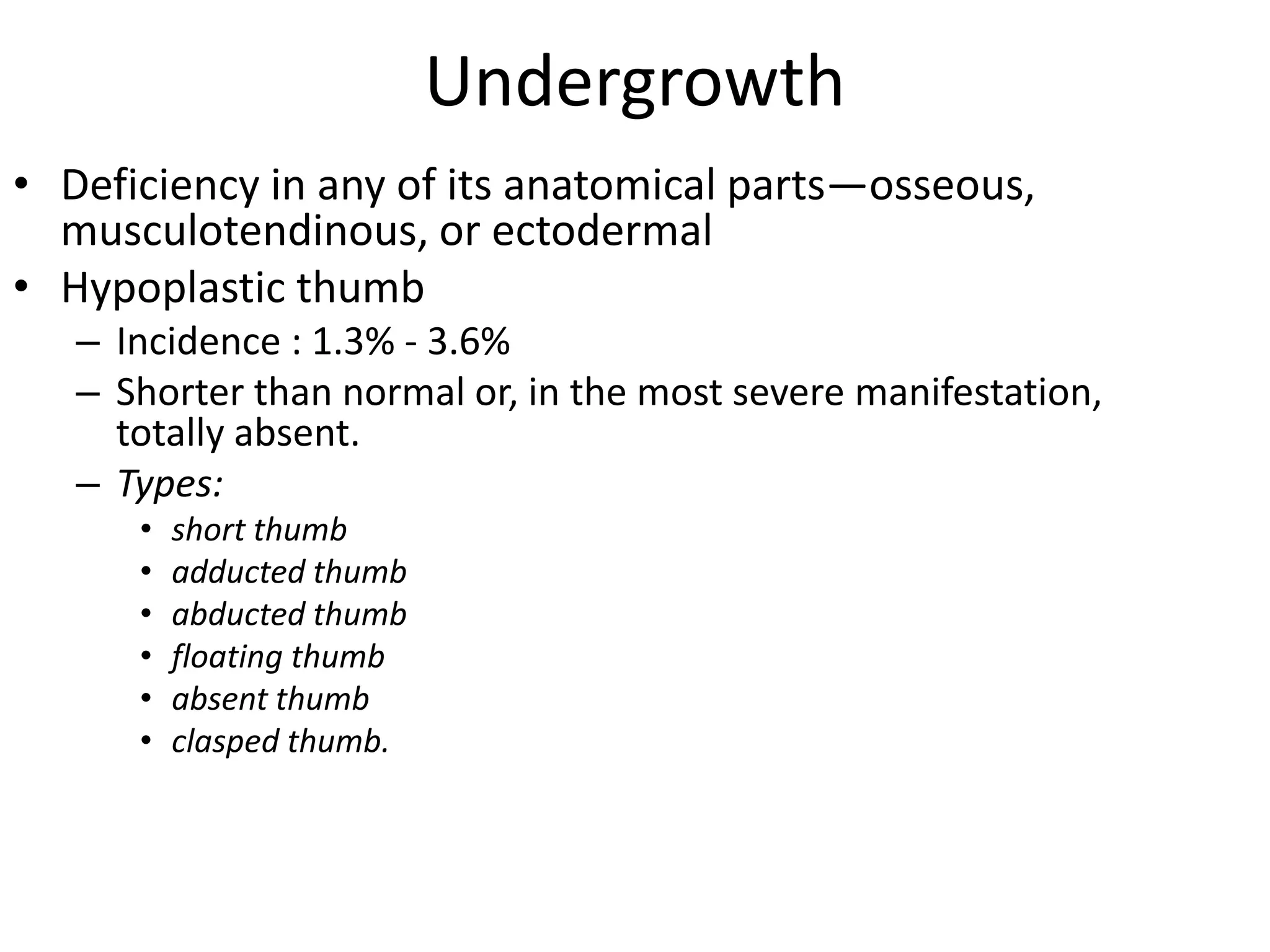 Congenital hand anomalies | PPTX