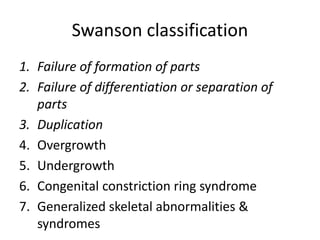 Congenital hand anomalies | PPTX