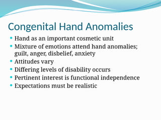 Congenital Hand anomalies in Nigeria case | PPTX