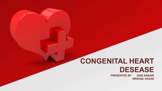 Congenital heart diseases | PPTX
