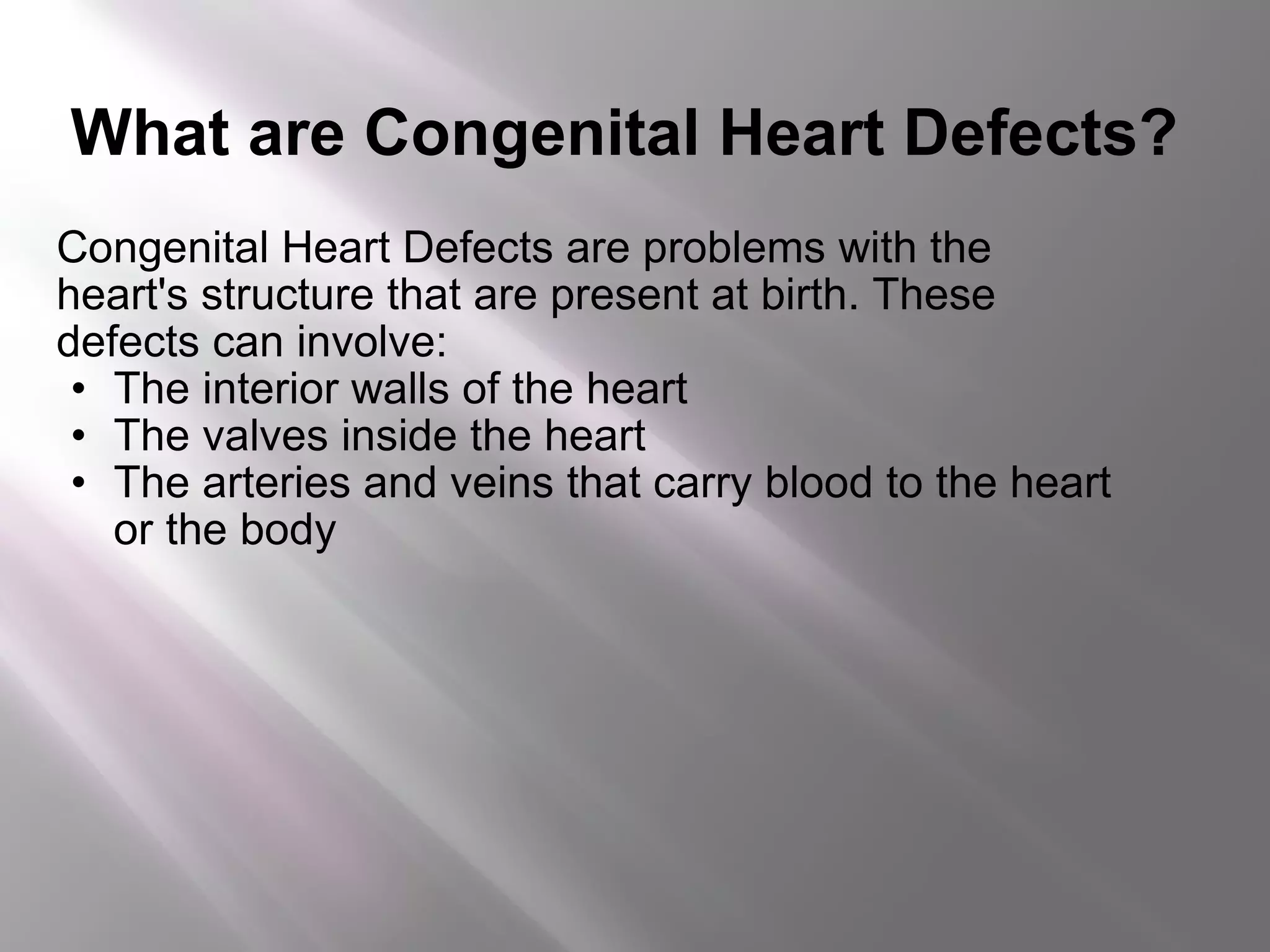 Congenital heart defects | PPT