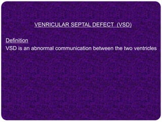 Congenital heart disease | PPT