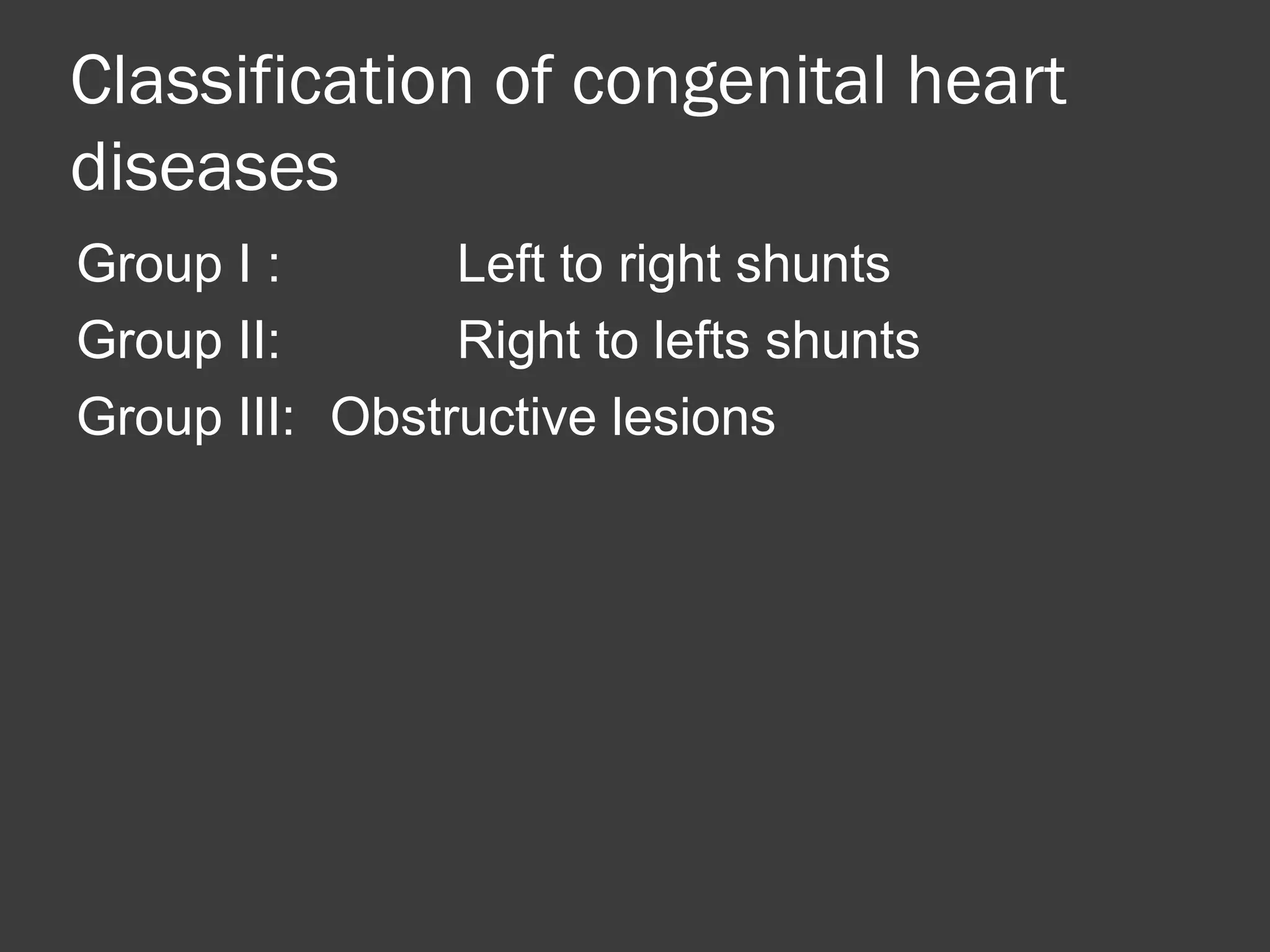 Congenital heart disease | PPT