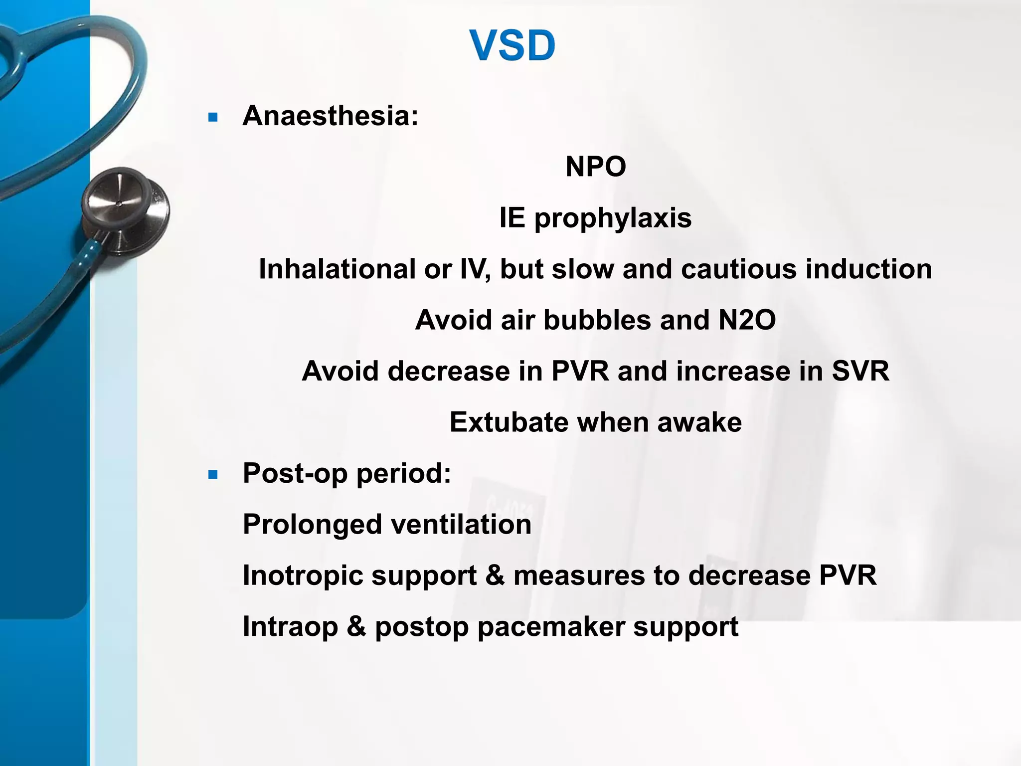 CONGENITAL HEART DISEASE & ANAESTHESIA by Dr.Sravani Vishnubhatla | PDF