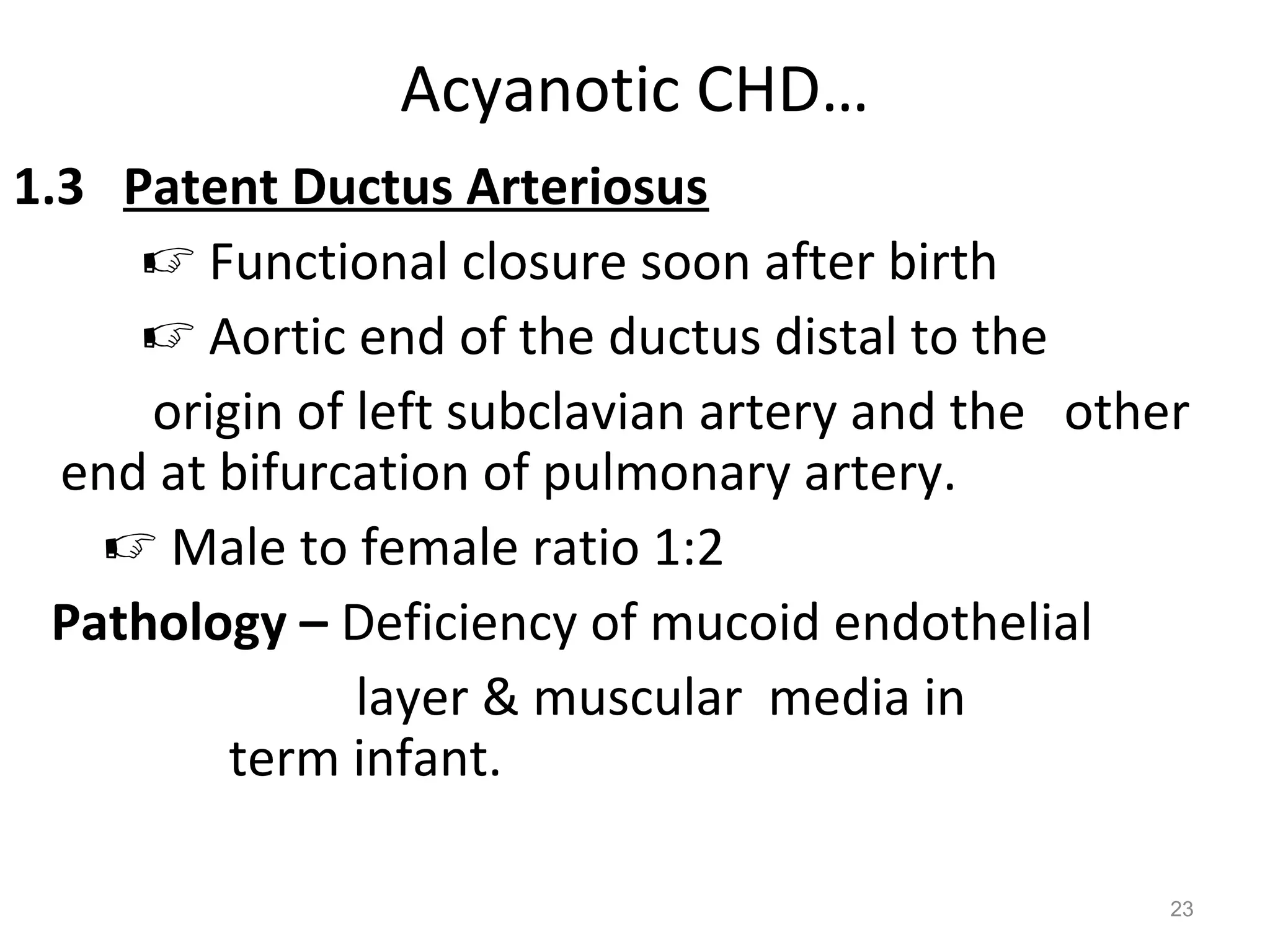 Congenital heart disease (chd) | PPT