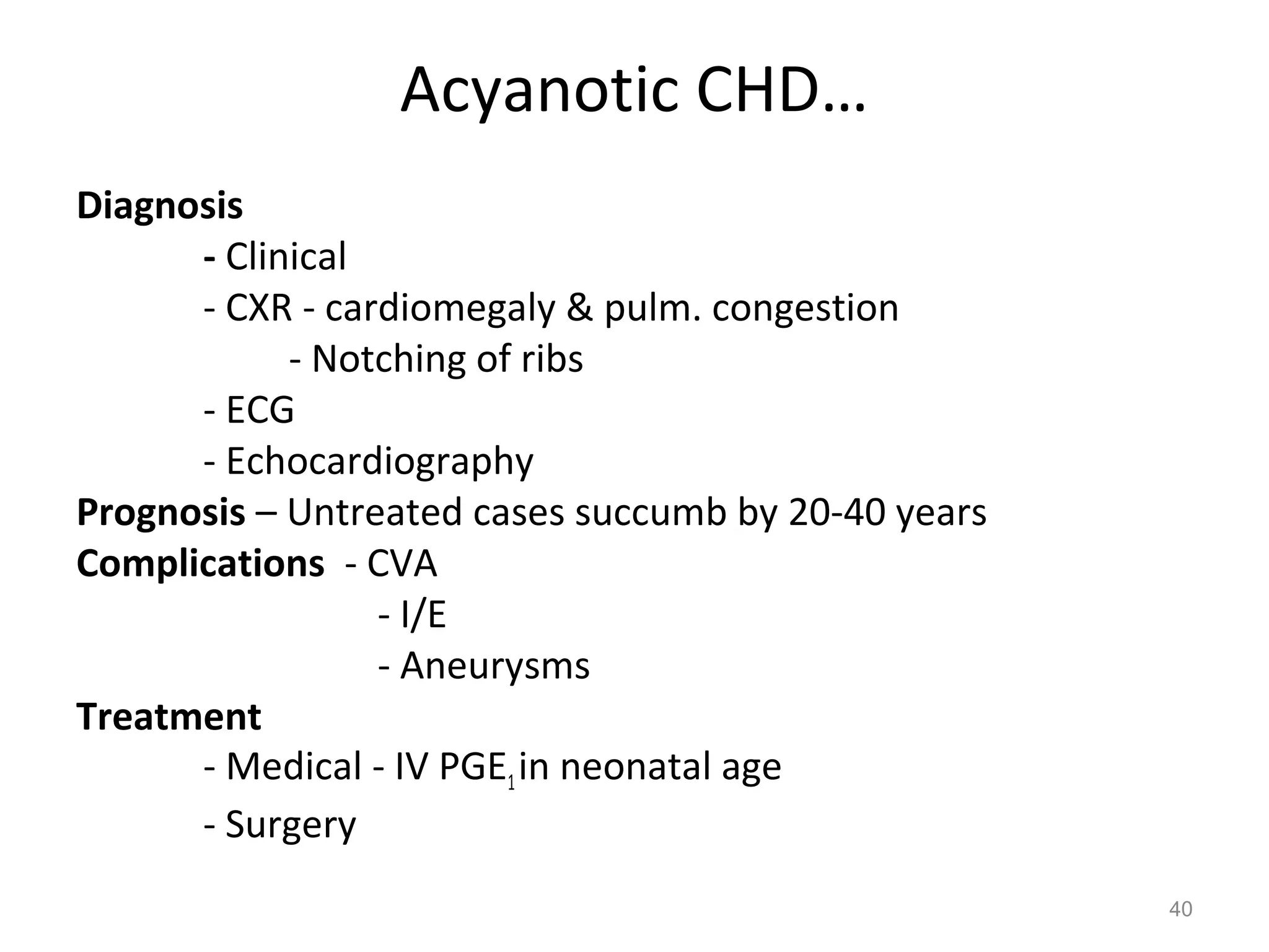Congenital heart disease (chd) | PPT