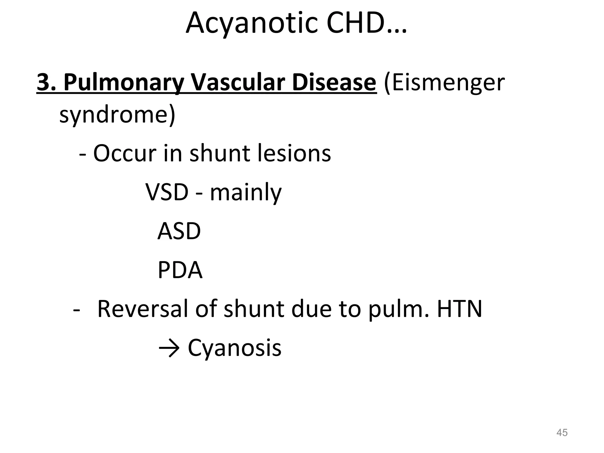 Congenital heart disease (chd) | PPT
