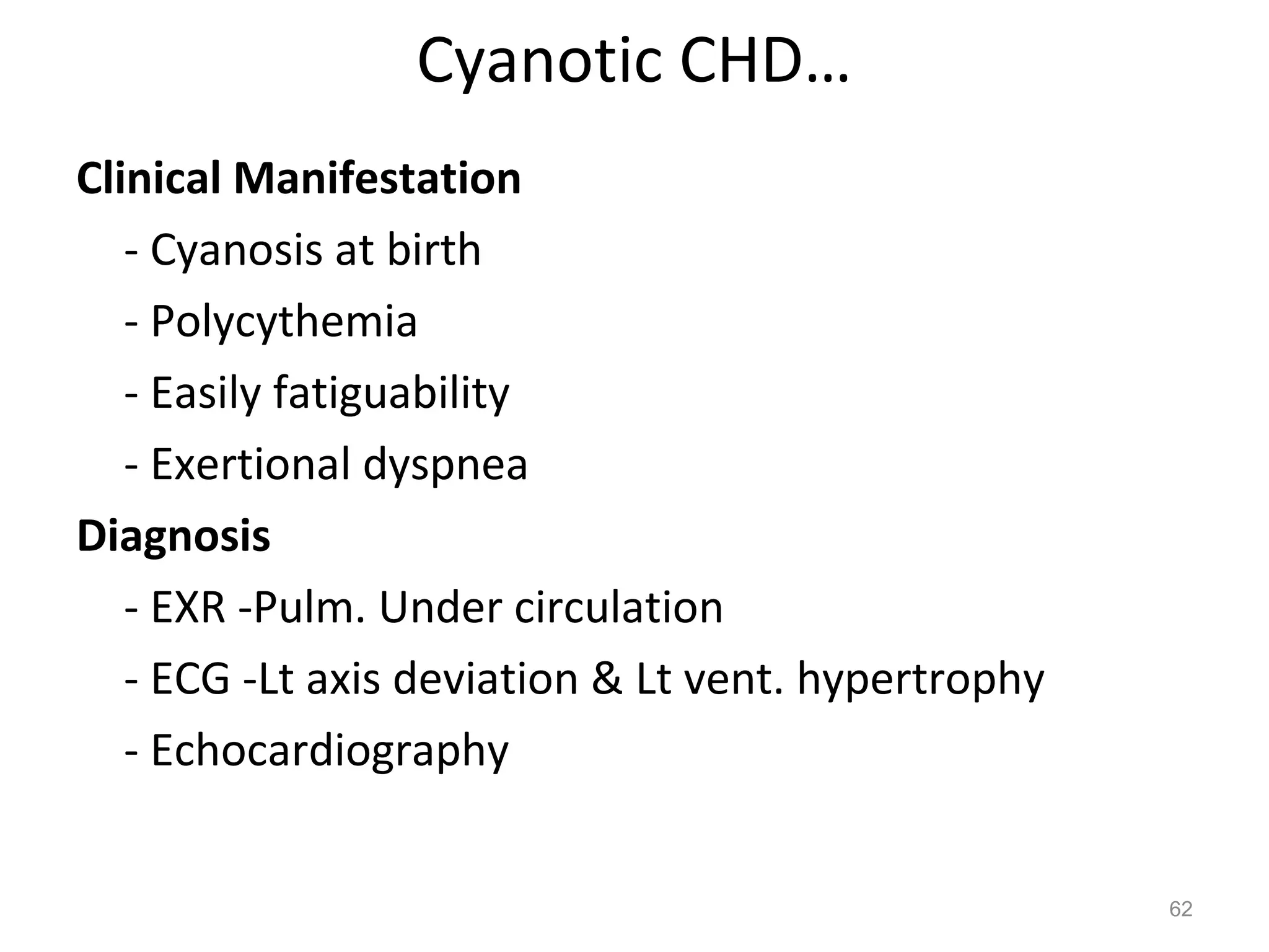 Congenital heart disease (chd) | PPT