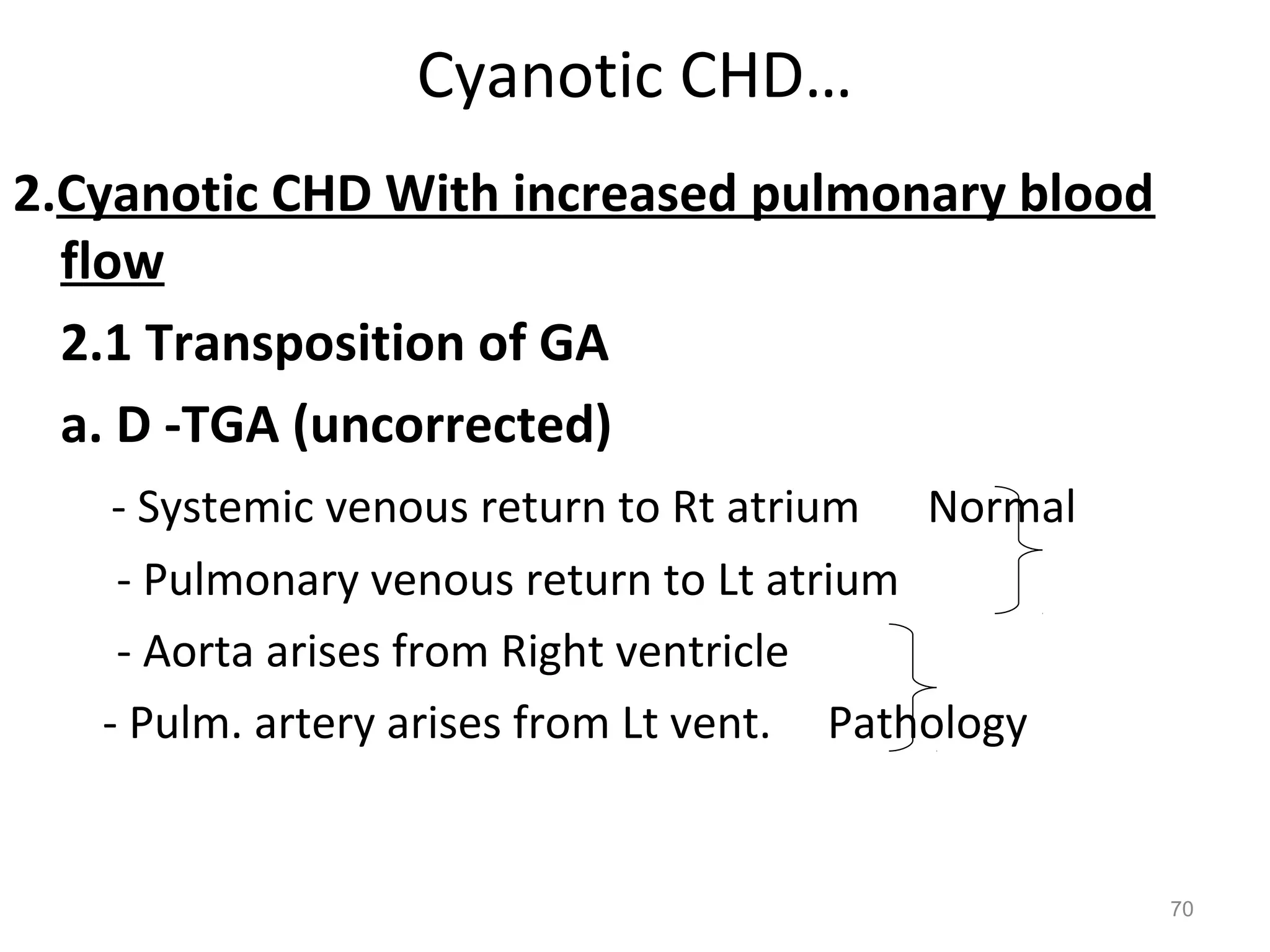 Congenital heart disease (chd) | PPT