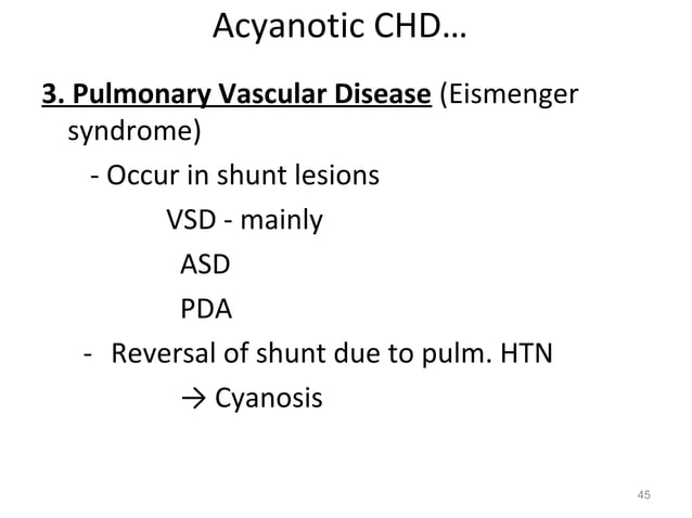 Congenital heart disease (chd) | PPT