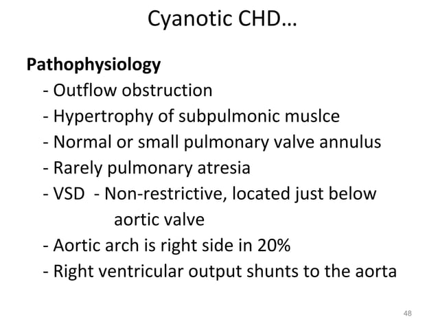Congenital heart disease (chd) | PPT