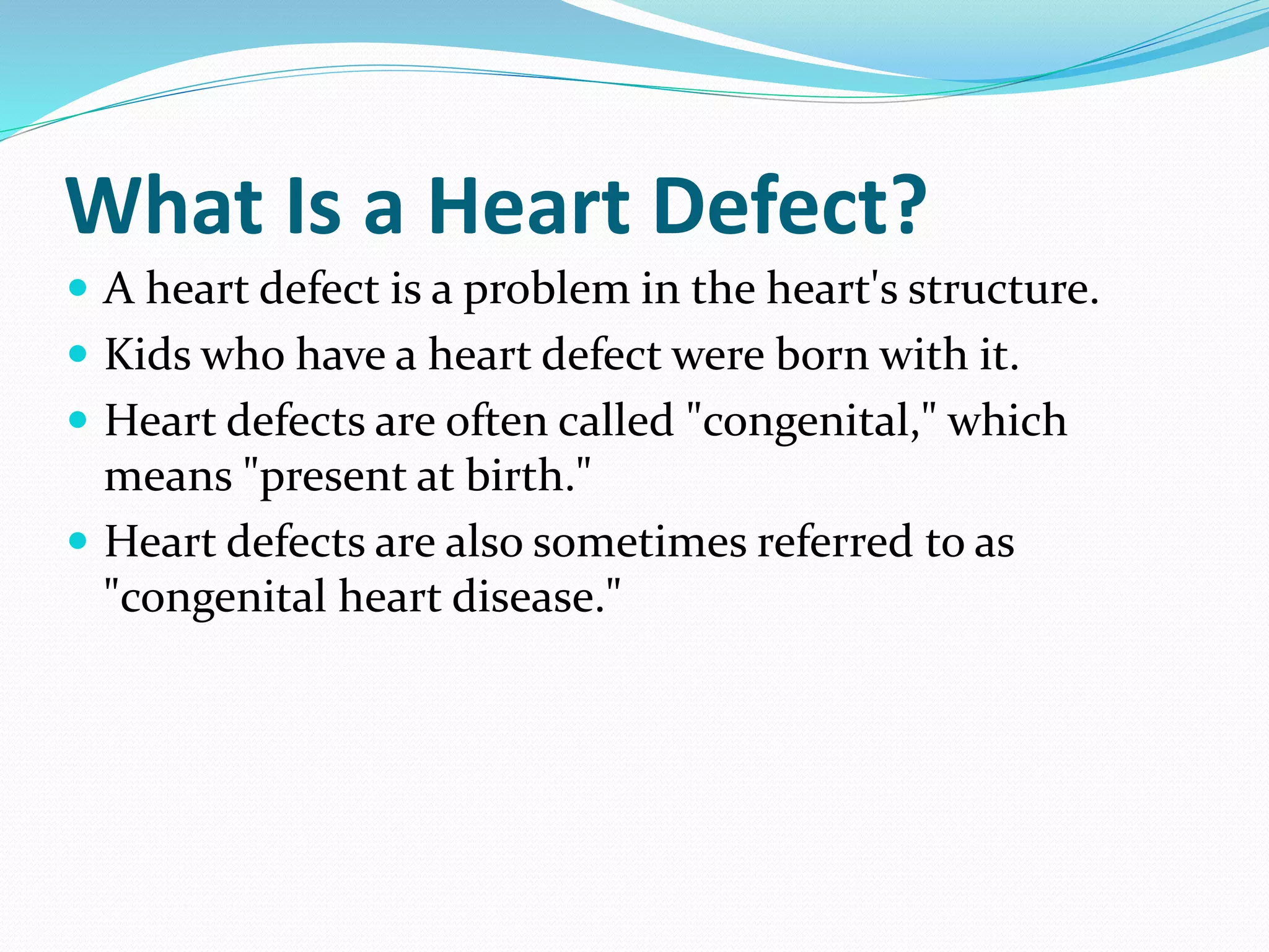Congenital Heart Disease CHD - Pediatrics Ward | PPTX | Heart and ...