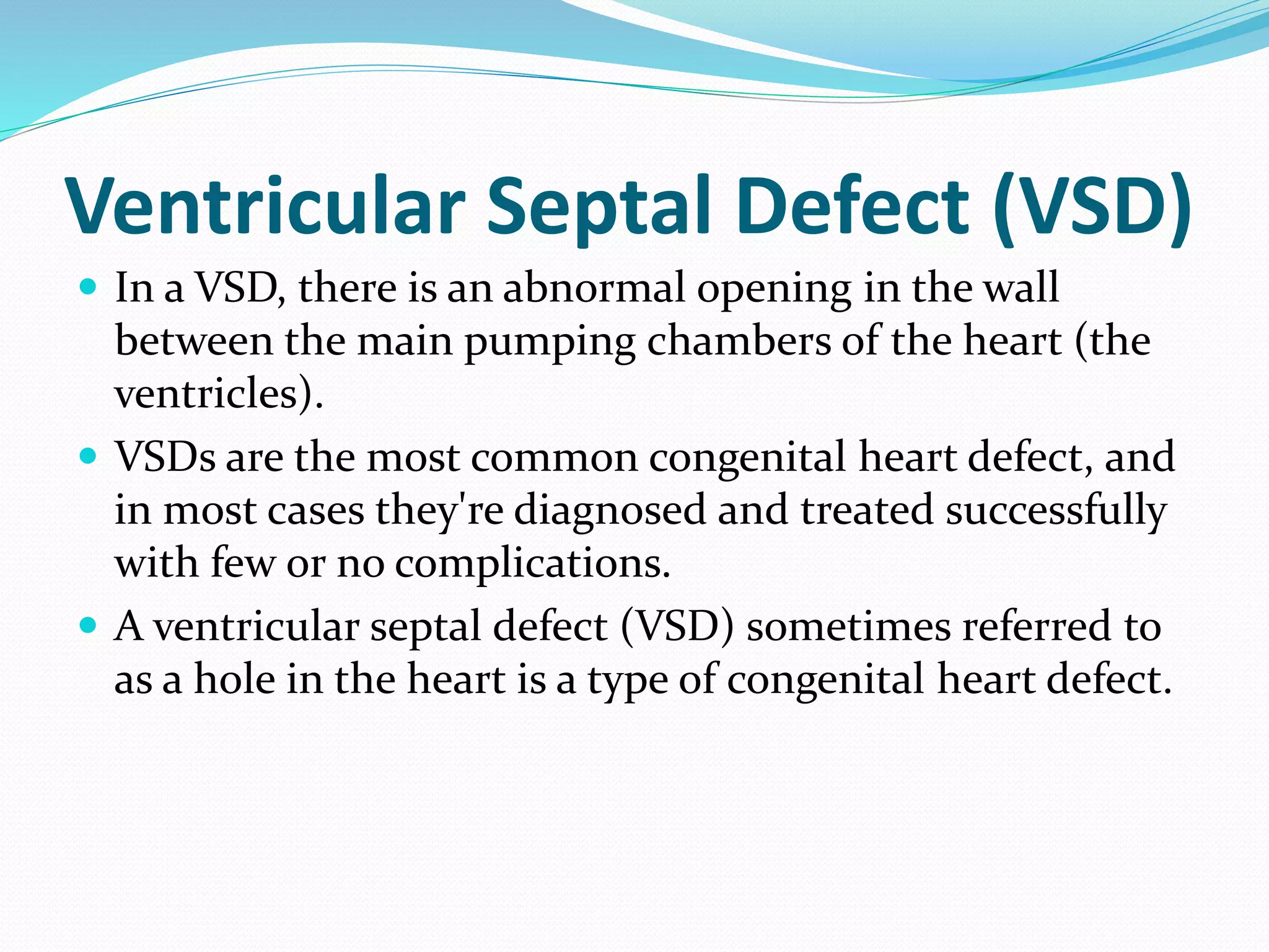 Congenital Heart Disease CHD - Pediatrics Ward | PPTX | Heart and ...
