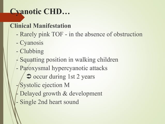 Congenital Heart Disease (CHD)........ppt