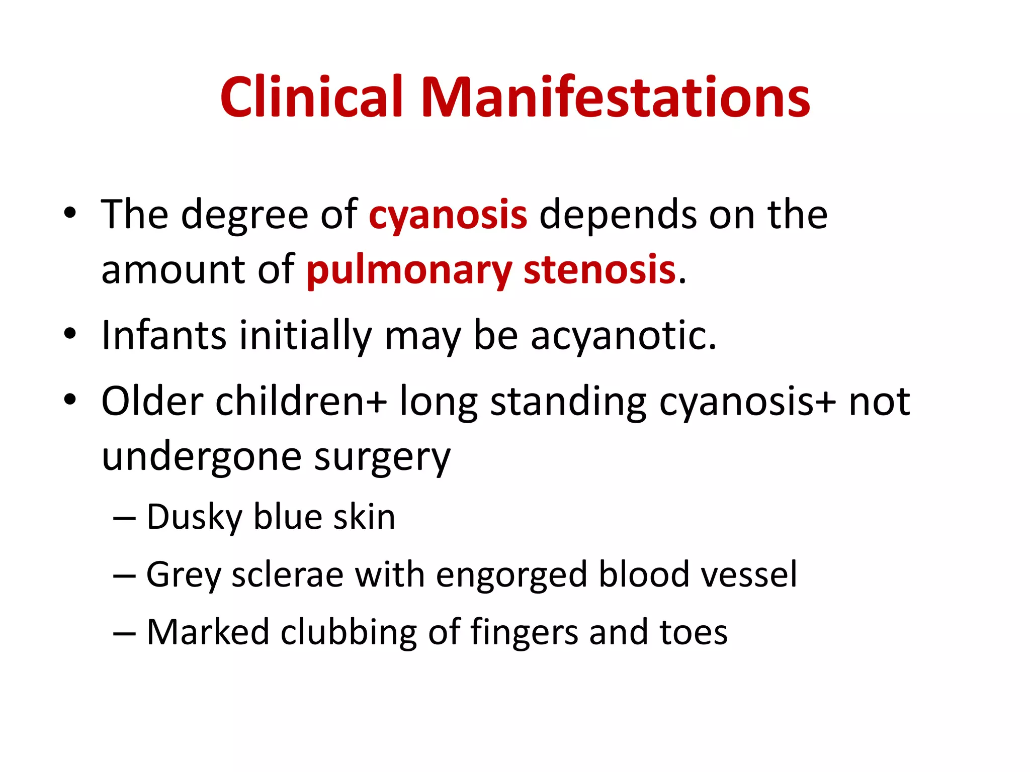 cyanotic and acyanotic Congenital heart disease for undergraduated ...