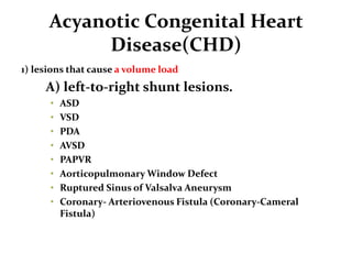 Congenital heart disease | PPTX
