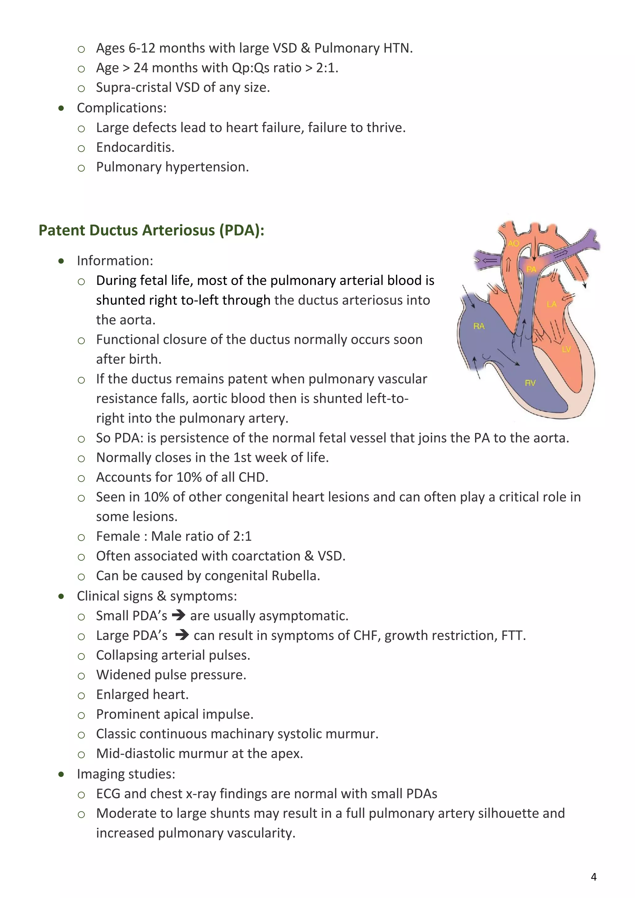 Congenital heart diseases | PDF