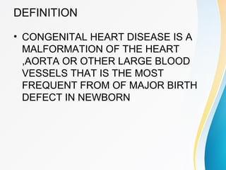 Congenital heart diseases | PPT